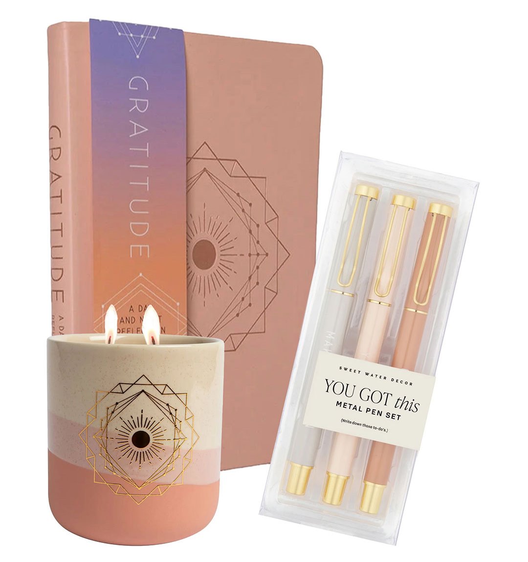 Gratitude-Scented Candles, Gratitude Journals & Pen Sets (You Got This ...