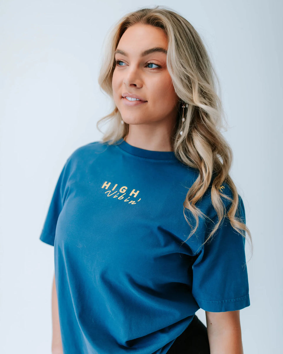 High Vibin' Energy Oversized Tee – Elevate & Enlighten